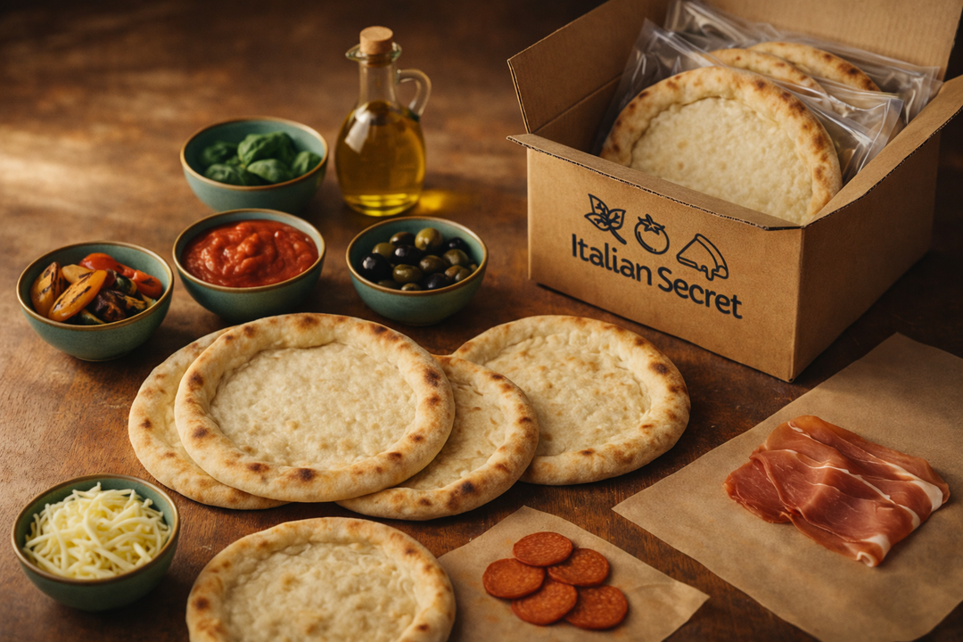 Pizza kit content – Italian Secret